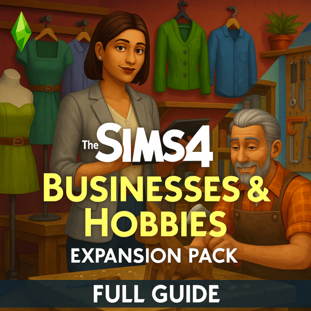 The Sims 4 Businesses & Hobbies Expansion Pack: Full Guide - Simsioli