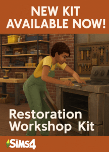 Sims 4 Restoration Workshop Kit – New Kit Out Now! - Simsioli