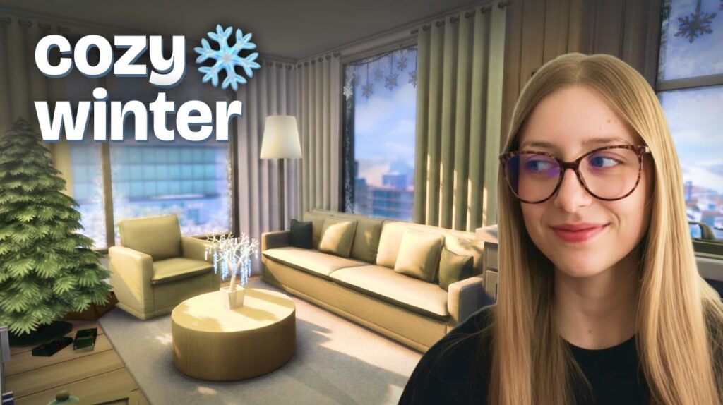 Cozy Winter Apartment in San Myshuno | The Sims 4 Speed Build - Simsioli